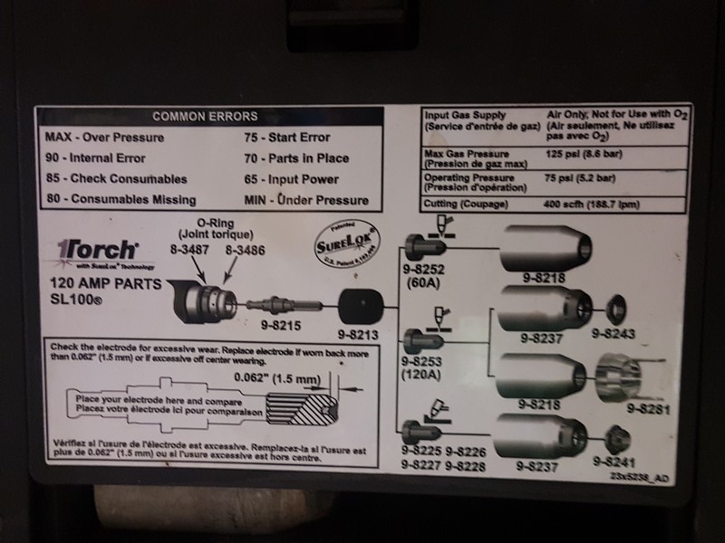 Victor Thermal Dynamics 1-1730-1 Cutmaster 152 Plasma System – Coast ...