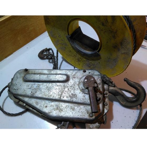Grip Hoist TU-17 cable lift 1500 lbs capacity c/w cable & hook – Coast ...