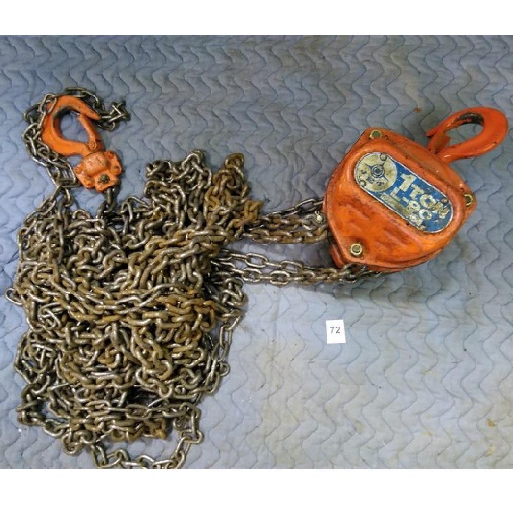 Jet One Ton Chain Hoist # 2200 c/w Extra Long Chain – Coast Machinery Group