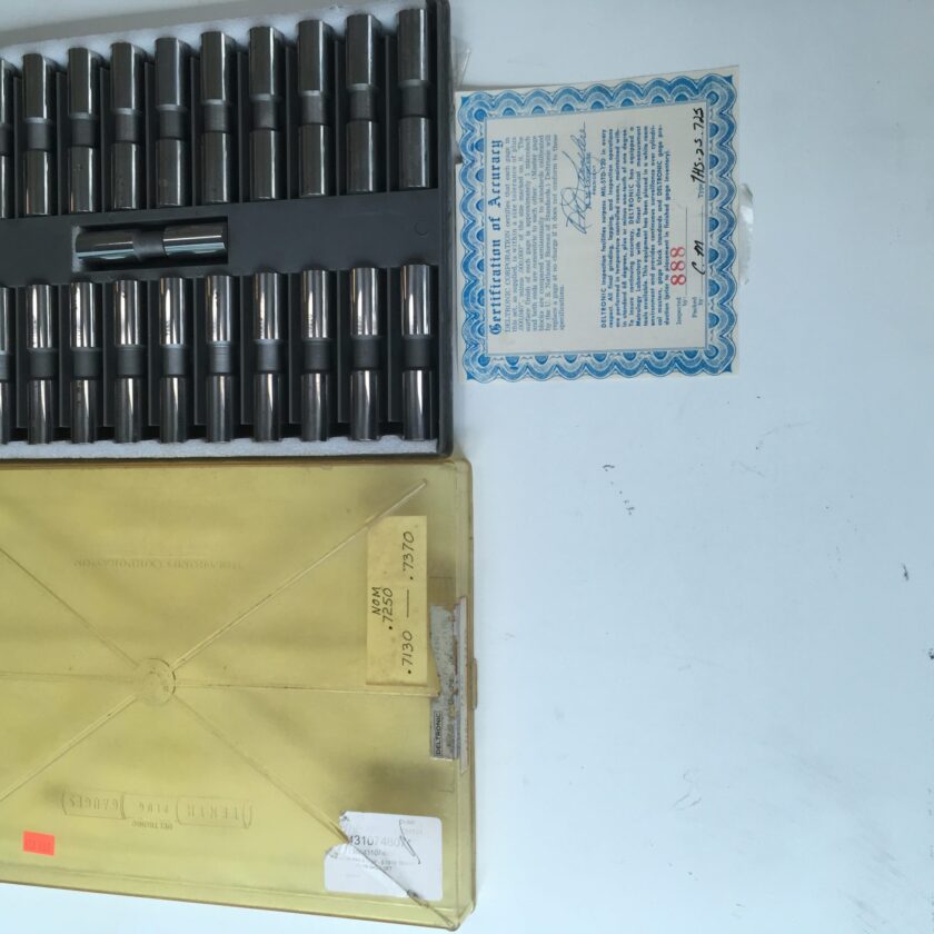 Deltronic Plug Gauges .7130-.7370 – Coast Machinery Group