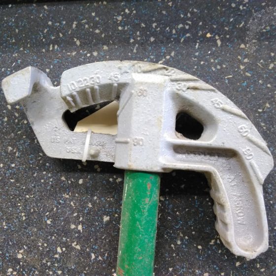 Greenlee 1/2" EMT bender c/w #845 handle – Coast Machinery Group