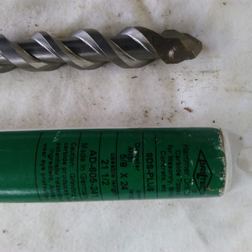 Two flute carbide SDS PLUS concrete drill Germany DrilTec – Coast ...