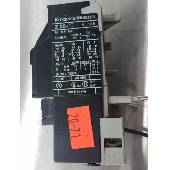 Klockner Moeller Overload Relay Z00-10 – Coast Machinery Group