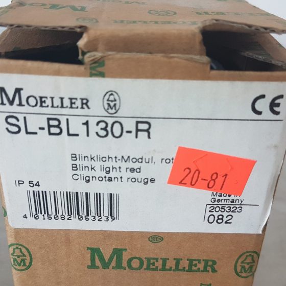 Eaton Moeller SL-BL130-R 110-130 Vac Red Flashing Stacklight Module ...