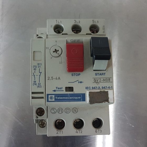 Telemecanique GV2-M08 // GV2-AN11 – Coast Machinery Group