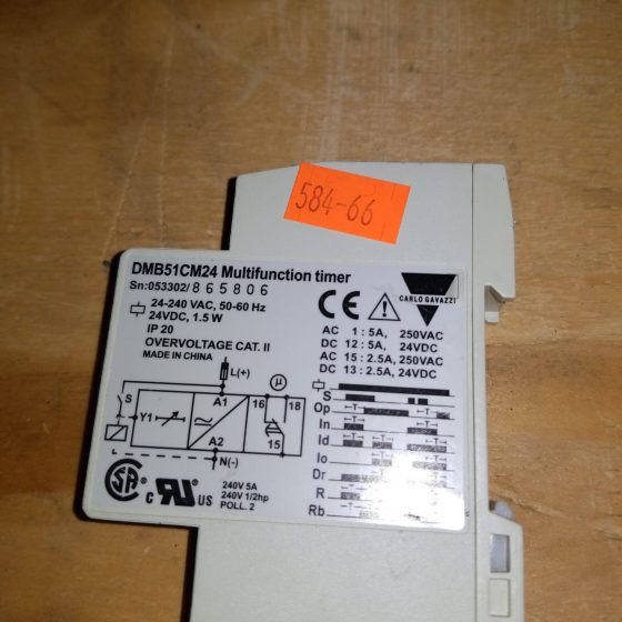 Carlo Gavazzi multifunction timer DMB51CM24 – Coast Machinery Group