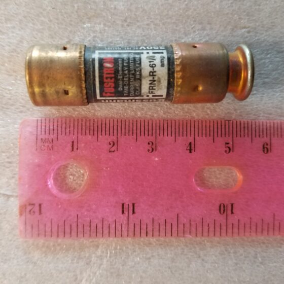 Fusetron FRN-R-6 1/4 Fuse – Coast Machinery Group