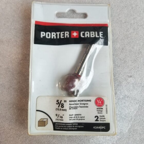 Porter Cable 5/8" Hinge Mortising 2 Flute Bit – Coast Machinery Group