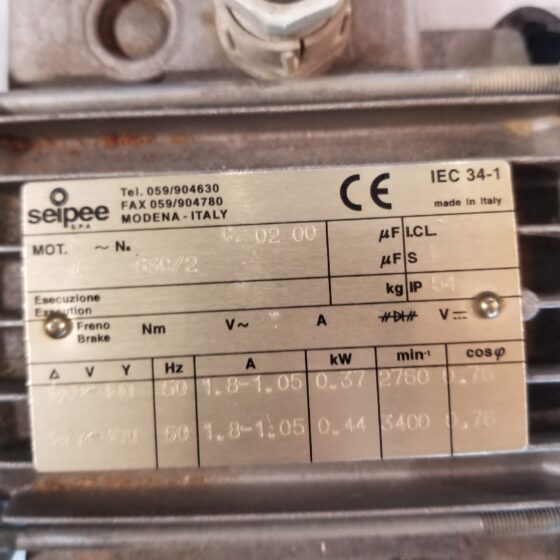 Seipee 63C/2 Motor – Coast Machinery Group