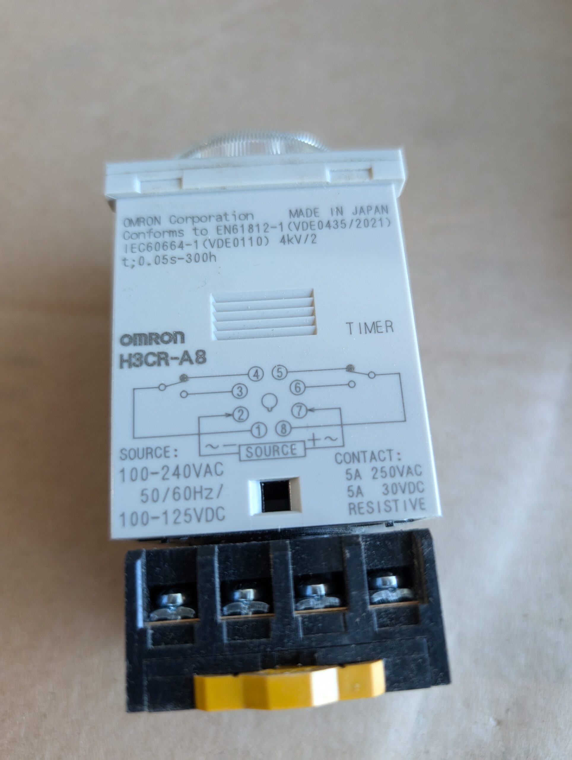 Obron HC3R-A8 Timer with OC3 Aux Base – Coast Machinery Group