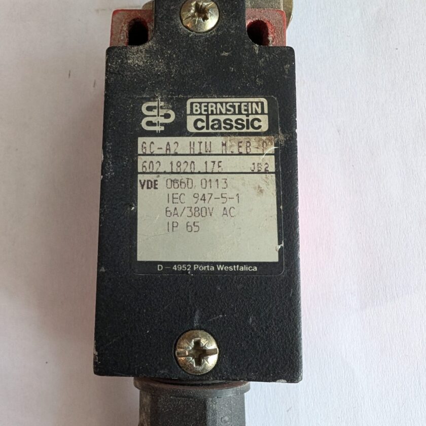 Bernstein Limit switch GC-A2-H1WM.EB-P 6A 380V With Roller Arm Actuator ...